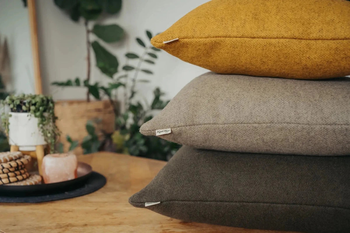 Felted Wool Cushion | Natural & Made in New Zealand